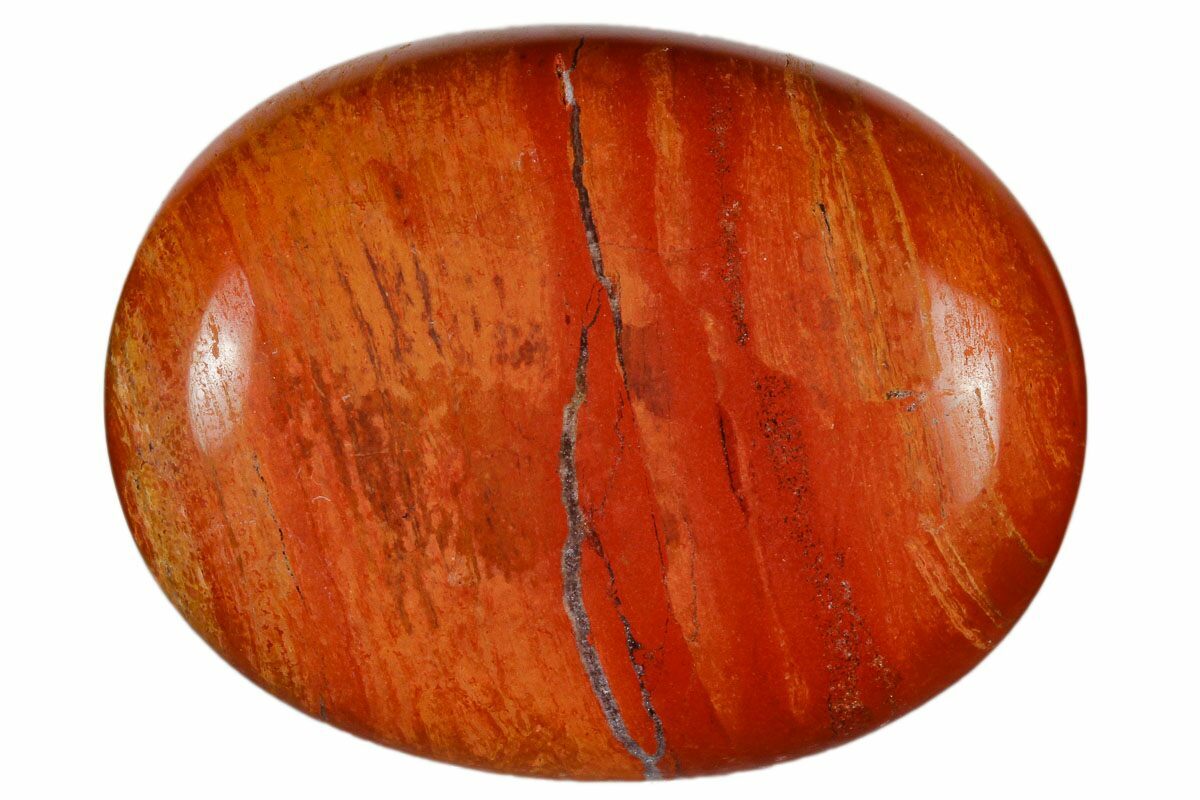 1.8" Polished Red Jasper Pocket Stone For Sale - FossilEra.com
