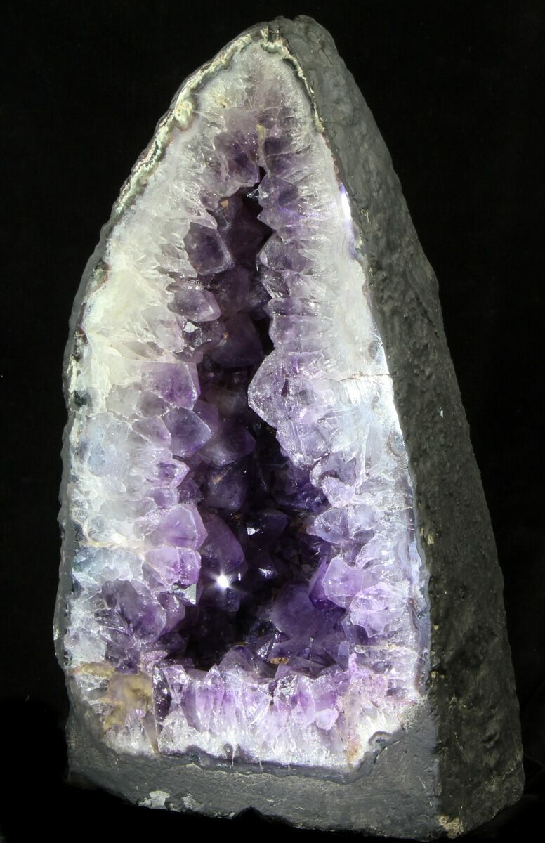 14.7" Dark Amethyst Geode From Brazil - 38 lbs For Sale (#34437 ...