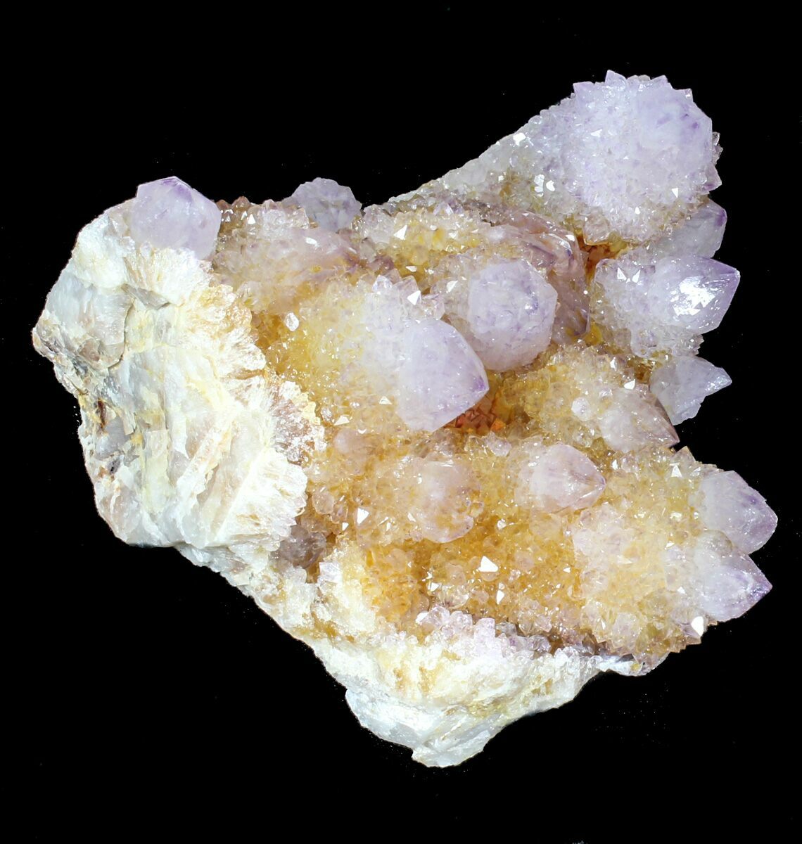 4" Cactus Quartz (Amethyst) Cluster - Orange Color For Sale (#38999 ...