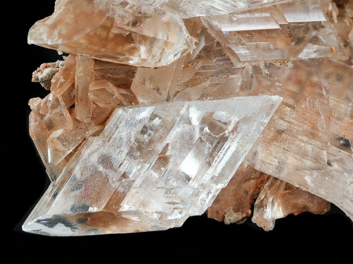 8.1" Transparent Selenite Crystal Cluster on Matrix - Mexico For Sale ...
