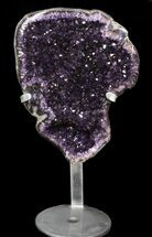 Amazing Amethyst Geode Display On Stand - Museum Piece For Sale (#31211 ...