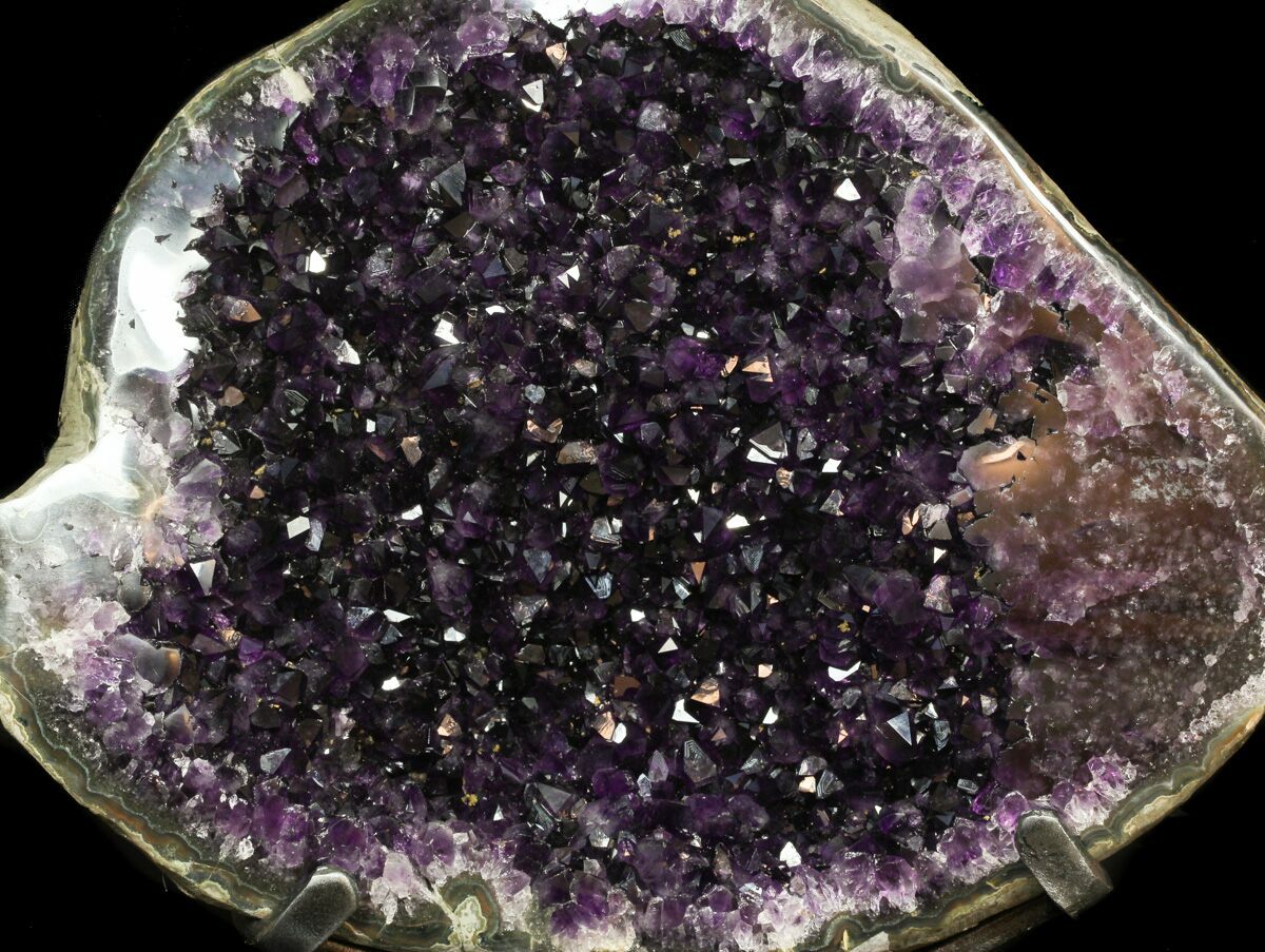 Amazing Amethyst Geode Display On Stand - Spectacular For Sale (#50981 ...