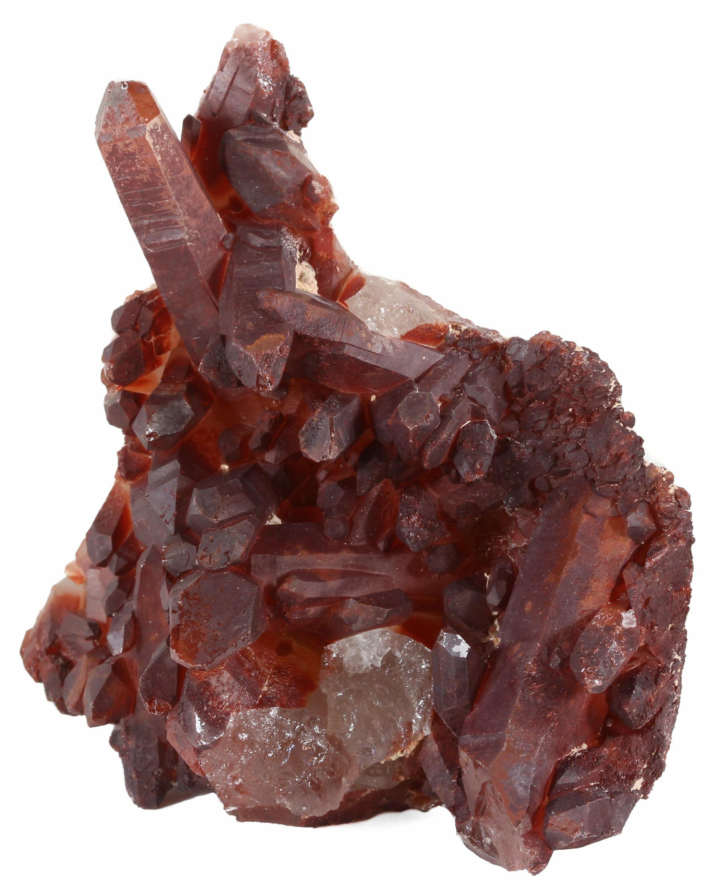 2.9" Natural Red Quartz Crystal Cluster - Morocco For Sale (#51556 ...
