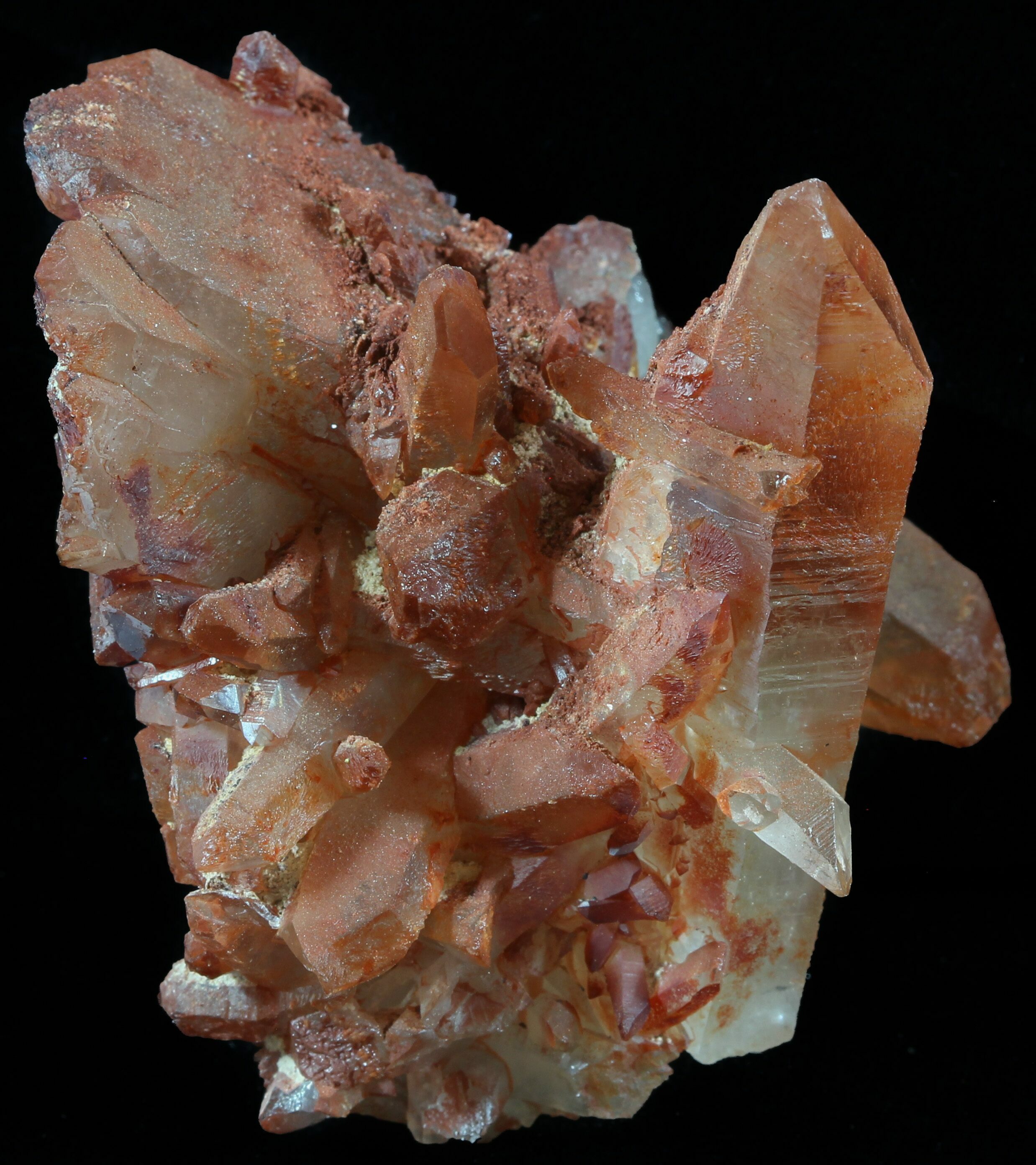 2.3" Natural Red Quartz Cluster - Morocco (#51547) For Sale - FossilEra.com