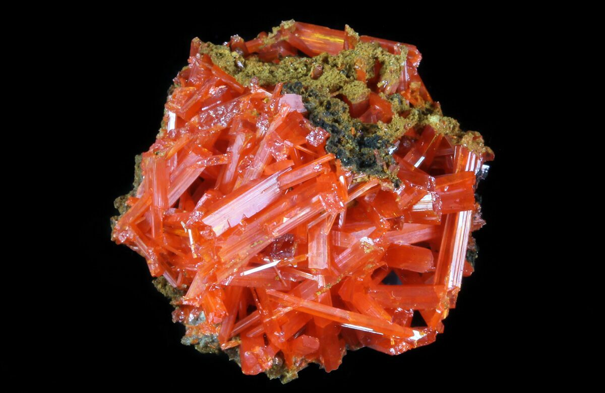 .8" Bright Orange Crocoite Crystals - Tasmania (#64337) For Sale ...