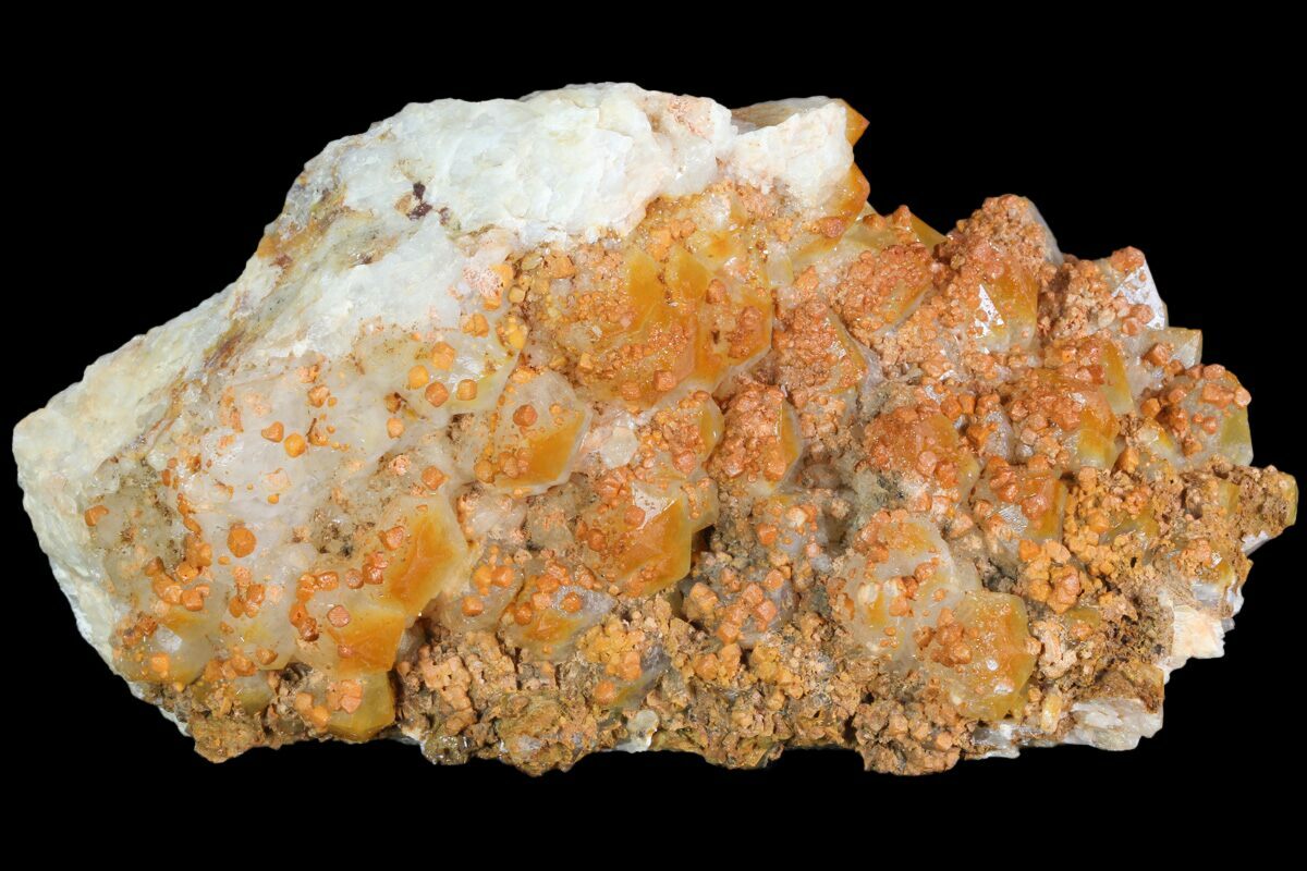 4.8" Orange Quartz Crystal Cluster - Diamond Hill, SC For Sale (#81314 ...