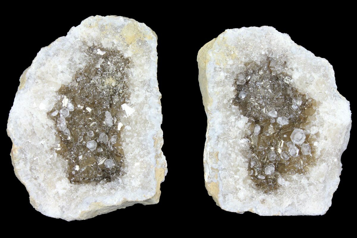 2.3" Keokuk Geode with Calcite Crystals - Missouri (#96558) For Sale ...