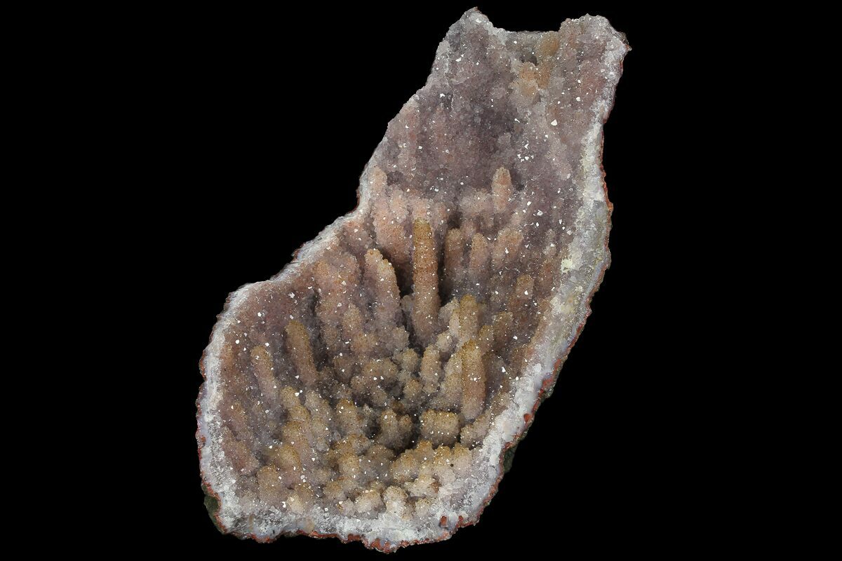 Beautiful, 5.6" Quartz Perimorph (Stalactitic) Geode - Morocco (#103253 ...