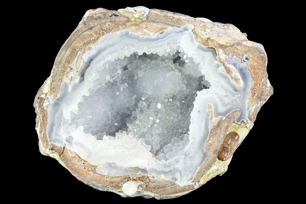 3" Crystal Filled Dugway Geode (Polished Half) For Sale (#121651 ...