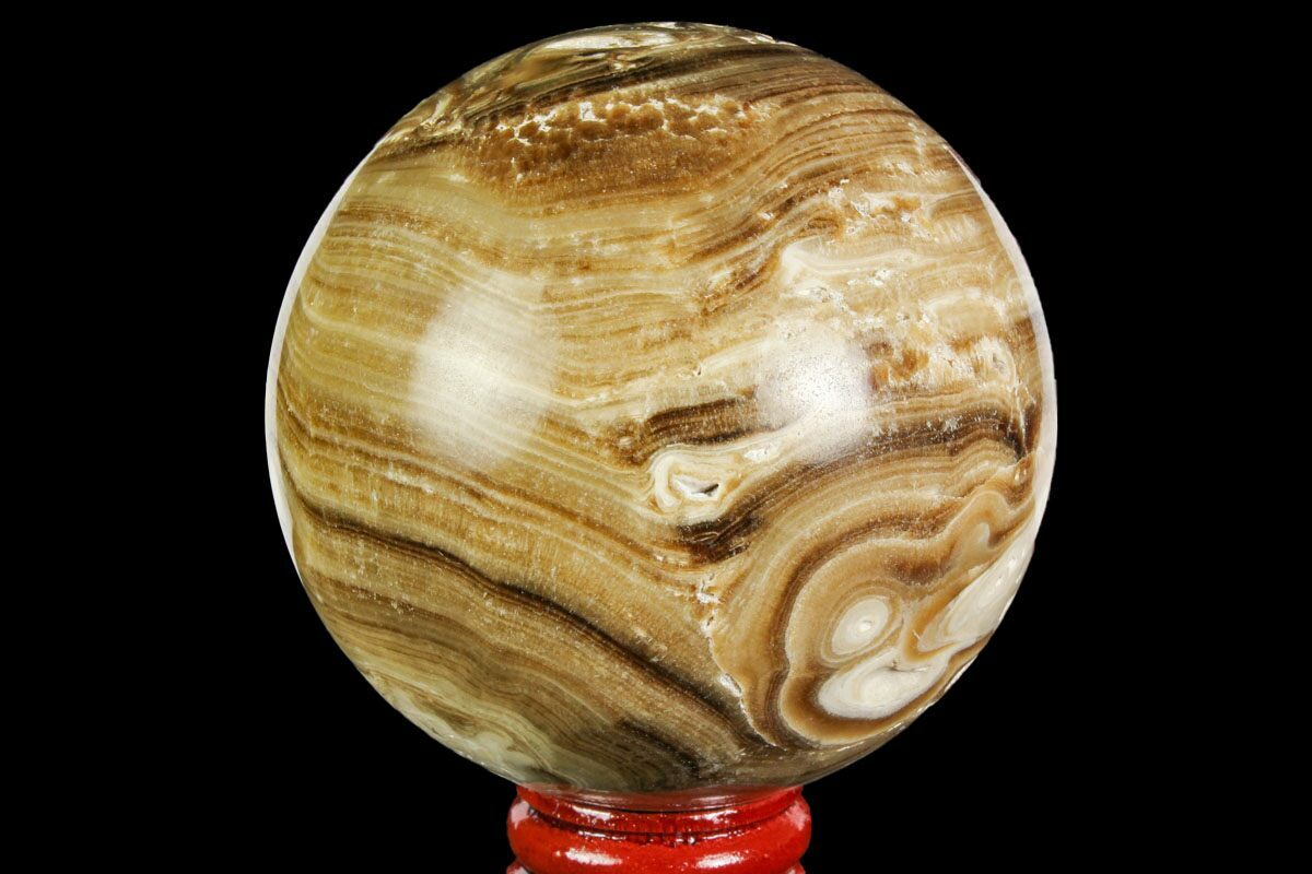 2.9" Polished Chocolate Calcite Sphere - Pakistan (#149522) For Sale ...