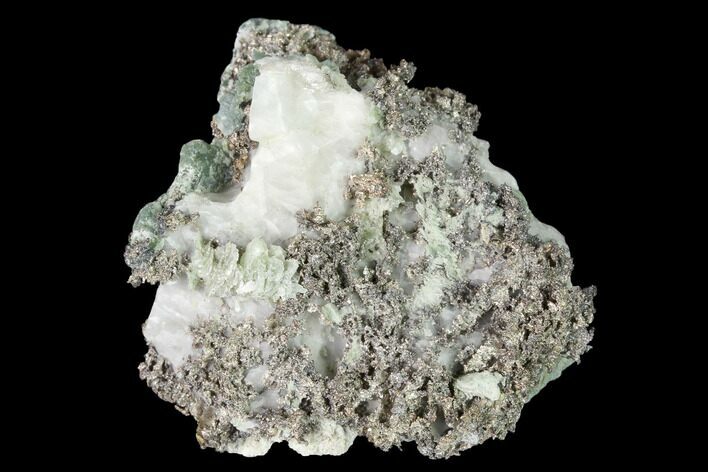 1.5" Native Silver Formation in Calcite - Morocco (#152598) For Sale ...