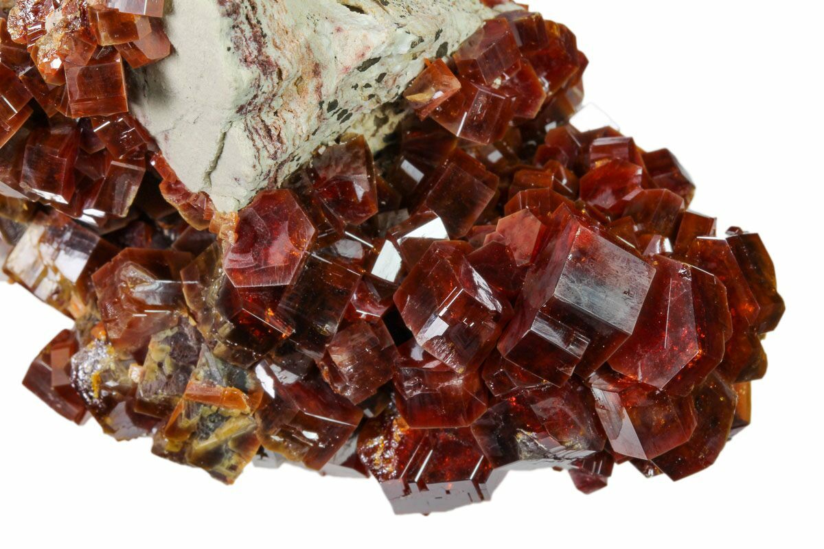 2.9" Ruby Red Vanadinite Crystal Cluster - Huge Crystals! (#157037) For ...