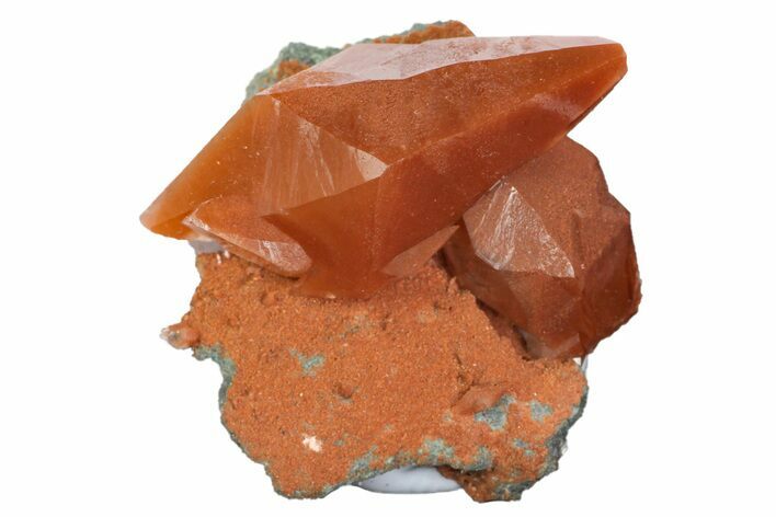 .92" Twinned, Hematite Included Calcite Crystals - China (#161637) For ...