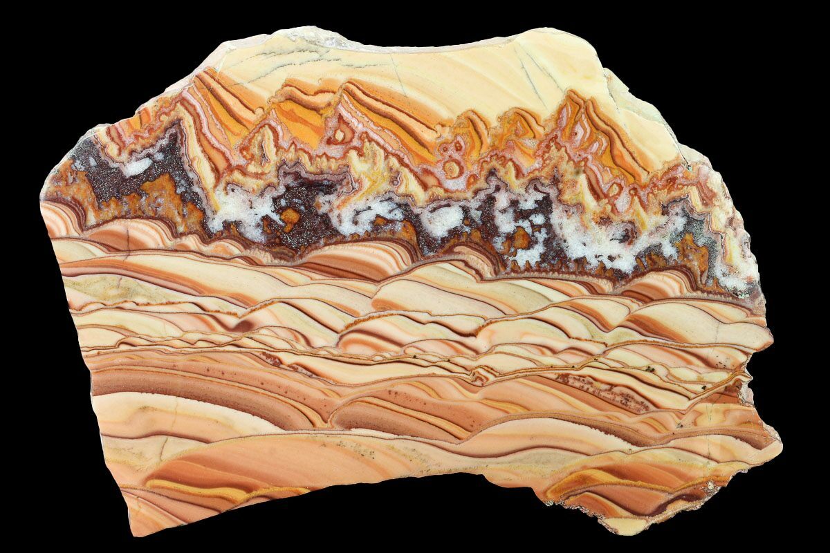 6.1" Polished Slab Of Rolling Hills Dolomite - Mexico (#167418) For ...