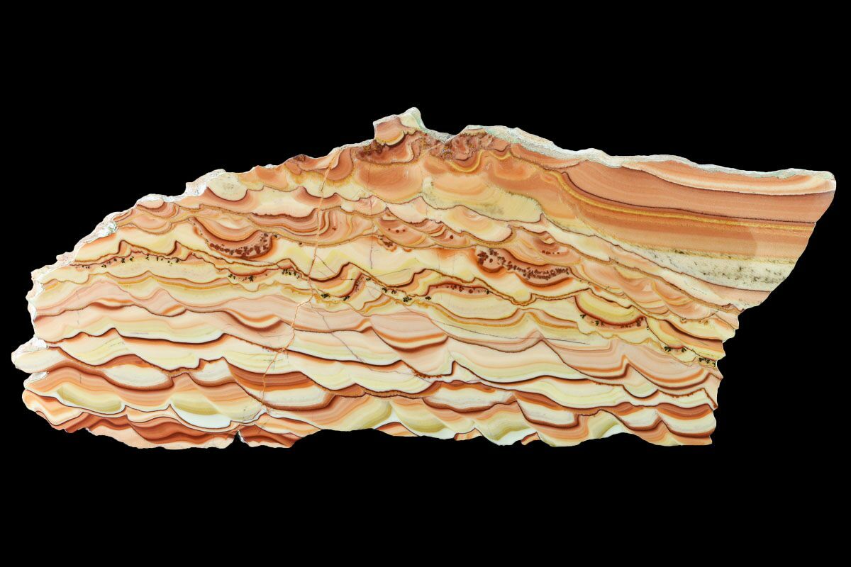 9.2" Polished Slab Of Rolling Hills Dolomite - Mexico (#167643) For ...