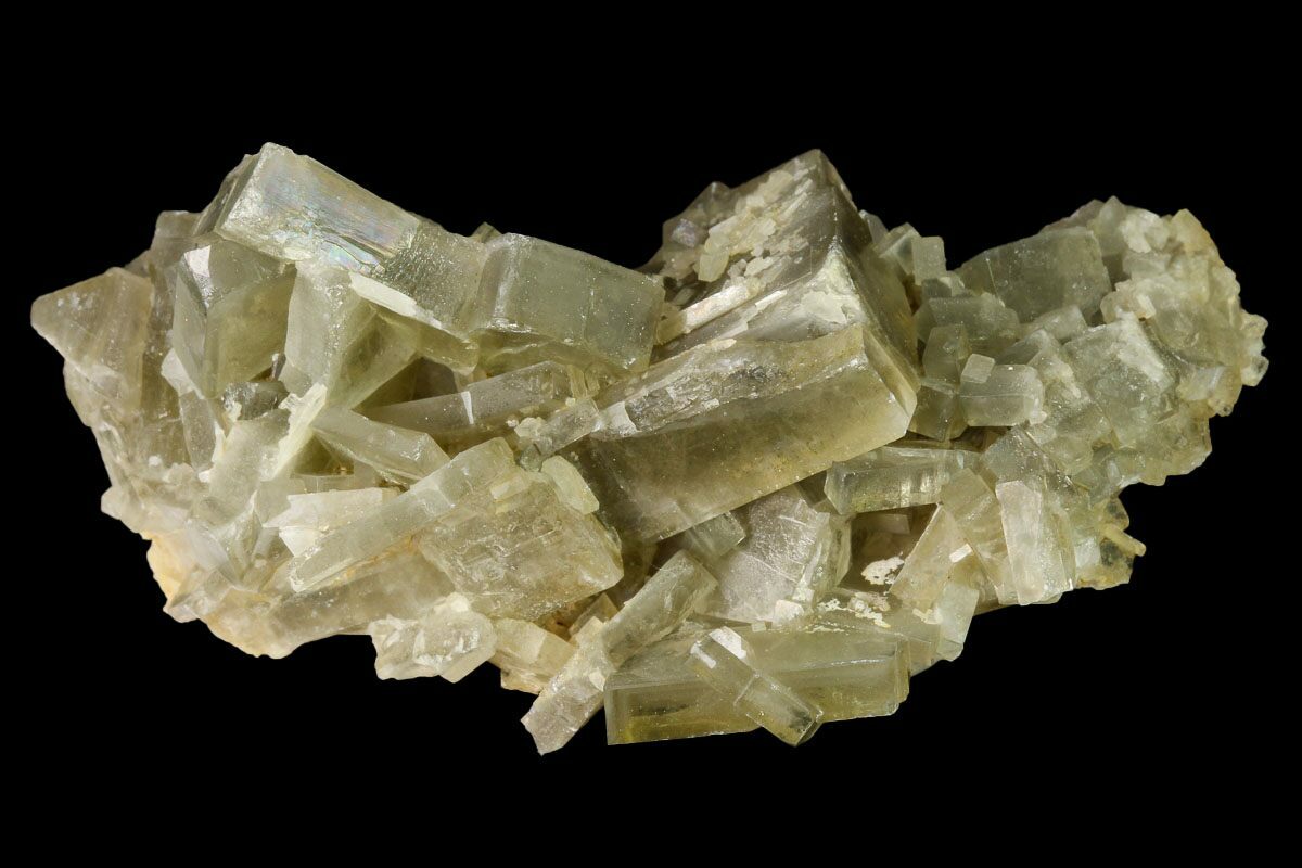 2.1" Tabular Barite Crystal Cluster with Phantoms - Peru (#169106) For ...