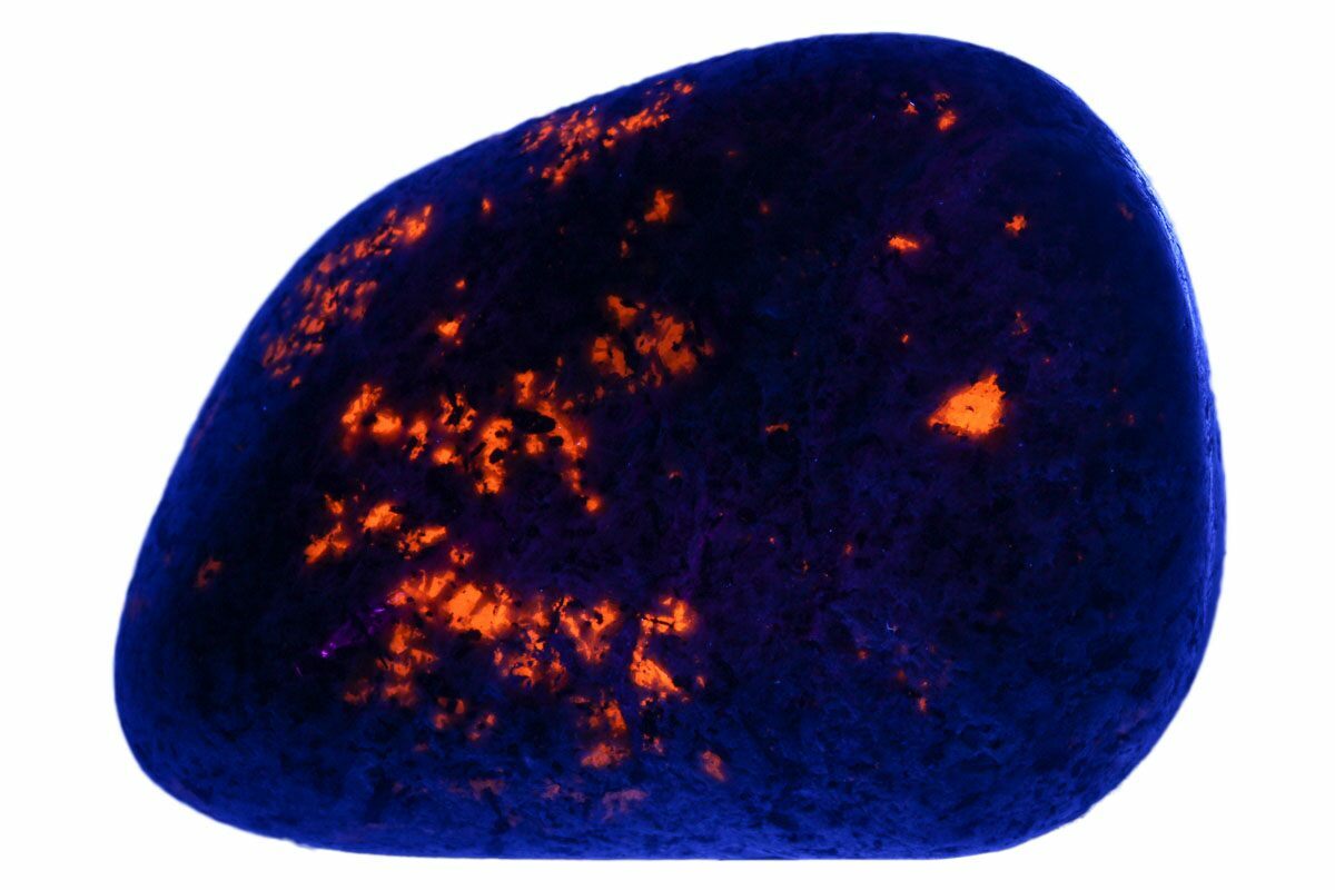 1.6" Polished Yooperlite Pebble - Highly Fluorescent! (#177465) For ...