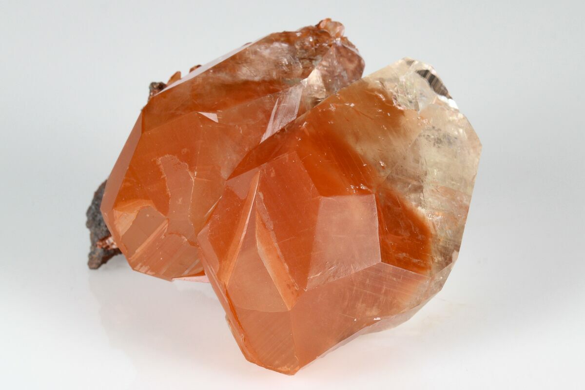 2.2" Calcite Crystal Cluster with Hematite Inclusions - Fluorescent ...