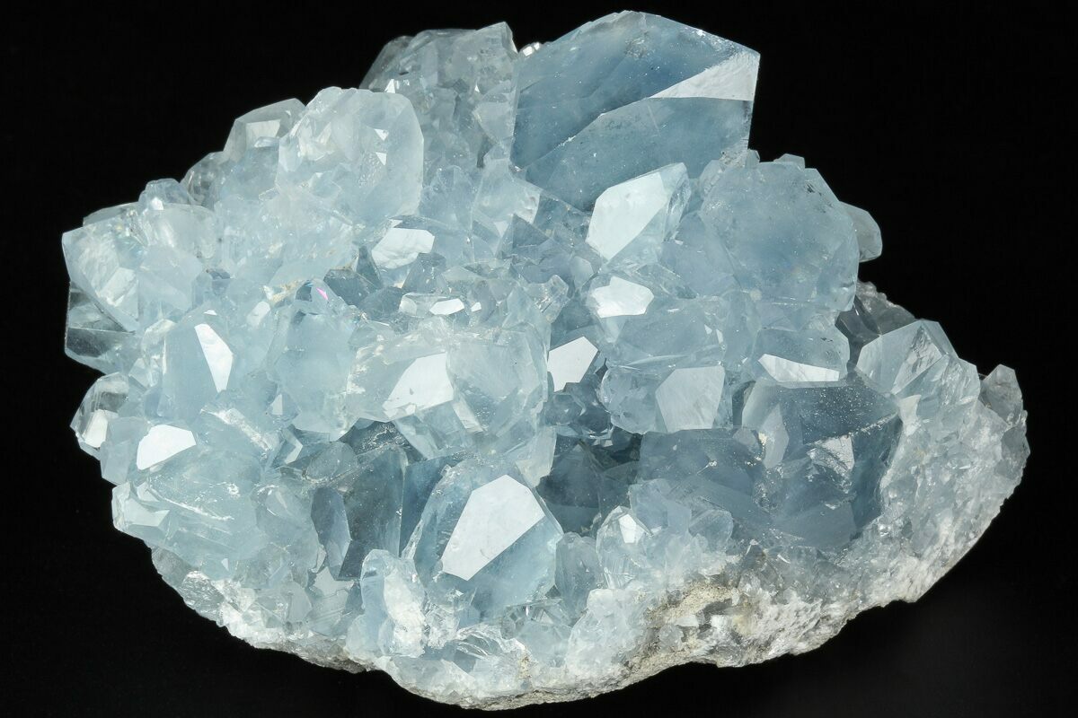 3" Sparkly Celestine (Celestite) Crystal Cluster - Madagascar (#184342 ...