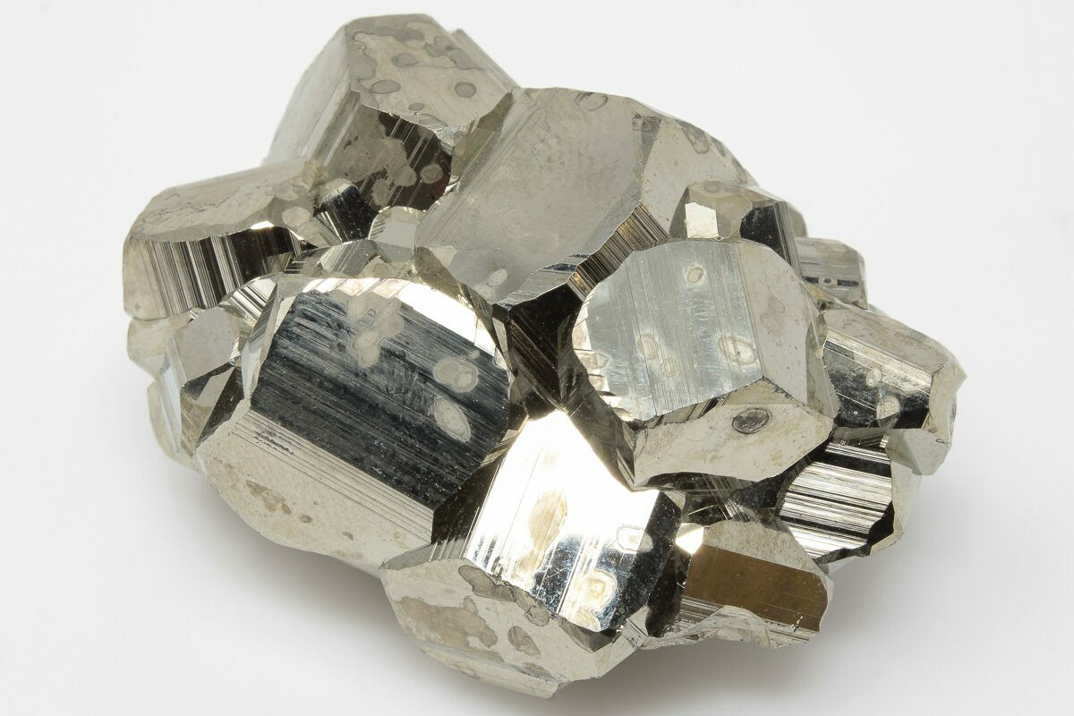 1.65" Shiny, Pyritohedral Pyrite Crystal Cluster - Peru (#195666) For ...