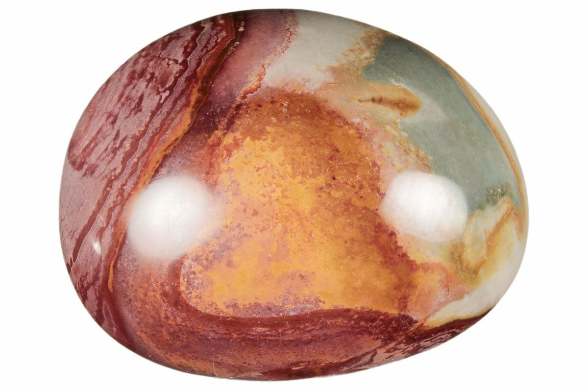 2.5" Polished Polychrome Jasper Palm Stone - Madagascar (#196504) For ...