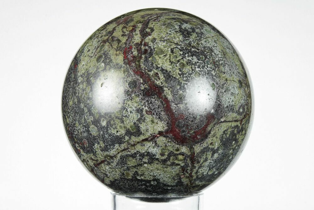 2.6" Polished Dragon's Blood Jasper Sphere - South Africa (#202749) For ...
