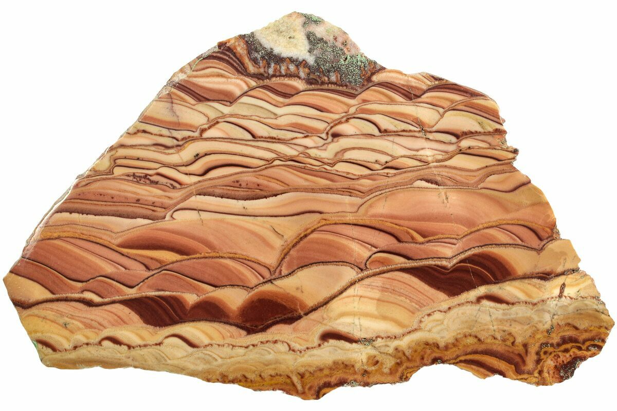 7.1" Polished Slab Of Rolling Hills Dolomite - Mexico (#207425) For ...