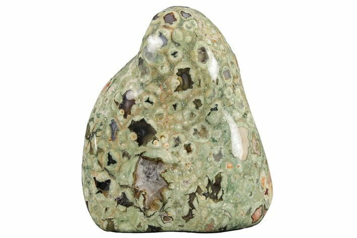 4.05" Free-Standing, Polished Rainforest Jasper (Rhyolite) - Australia ...