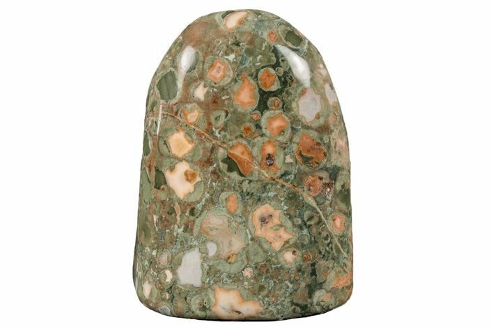 3.6" Free-Standing, Polished Rainforest Jasper (Rhyolite) - Australia ...