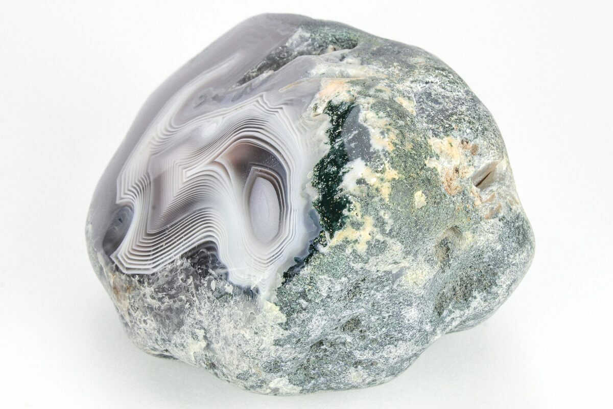 3.4" Polished, Banded Botswana Agate (#206712) For Sale - FossilEra.com