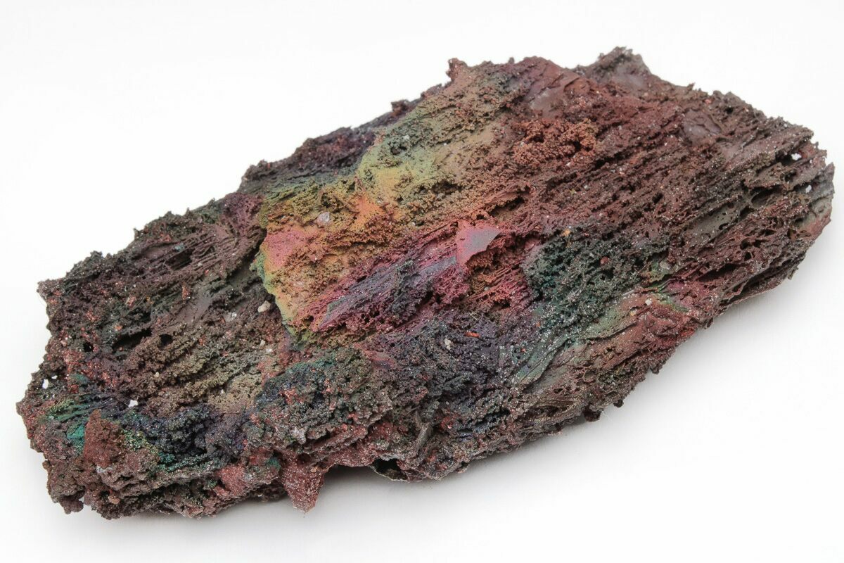 4.9" Vibrant, Iridescent Hematite After Goethite Formation - Georgia ...