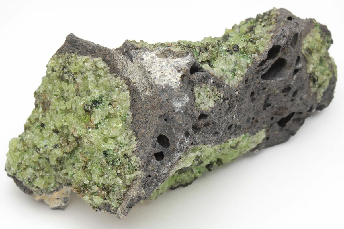 3.9" Peridot in Basalt - Arizona (#211697) For Sale - FossilEra.com