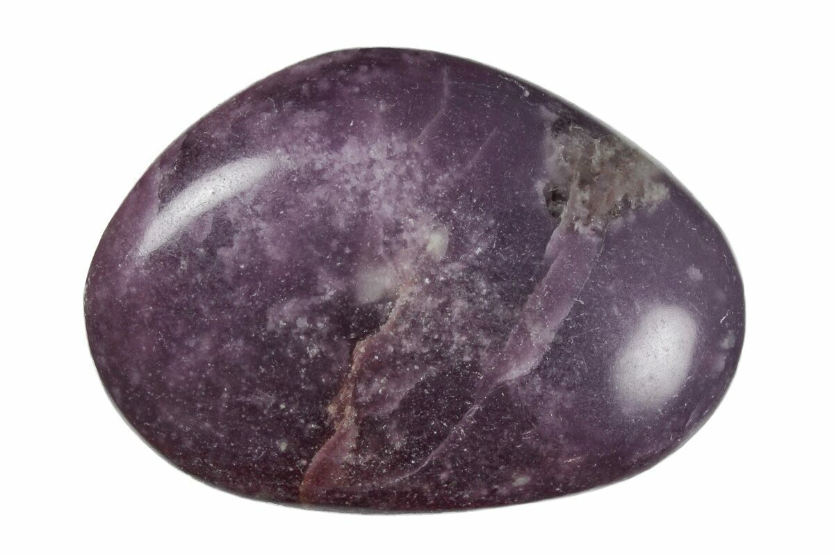 2.3" Sparkly, Purple Lepidolite Palm Stone - Madagascar (#181510) For ...