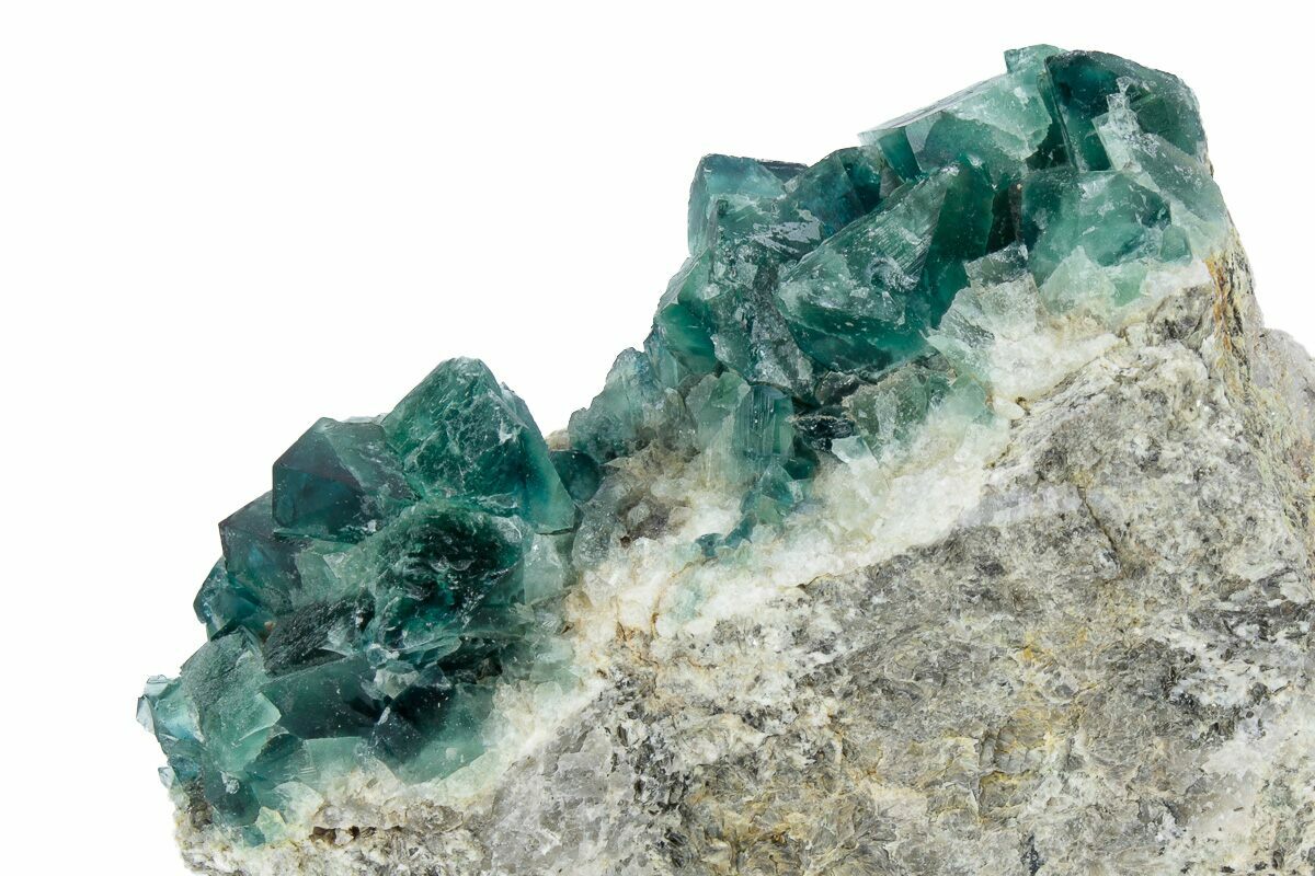 2.7" Green, Fluorescent, Cubic Fluorite Crystals - Madagascar (#220709 ...