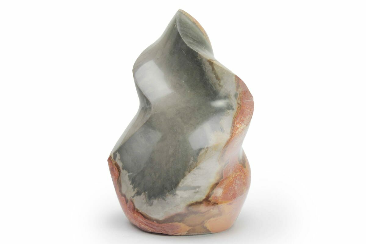 4" Colorful, Polished Polychrome Jasper "Flame" - Madagascar (#220863 ...