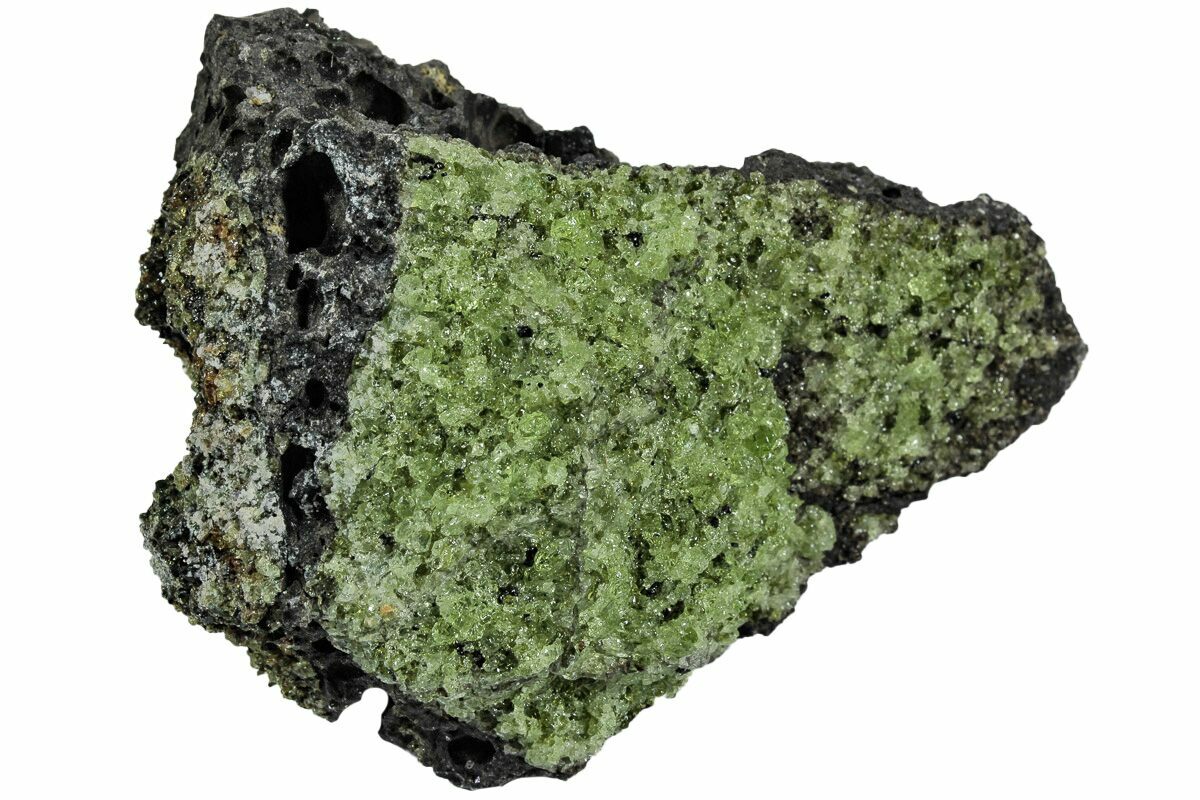 3.95" Peridot in Basalt - Arizona (#220411) For Sale - FossilEra.com