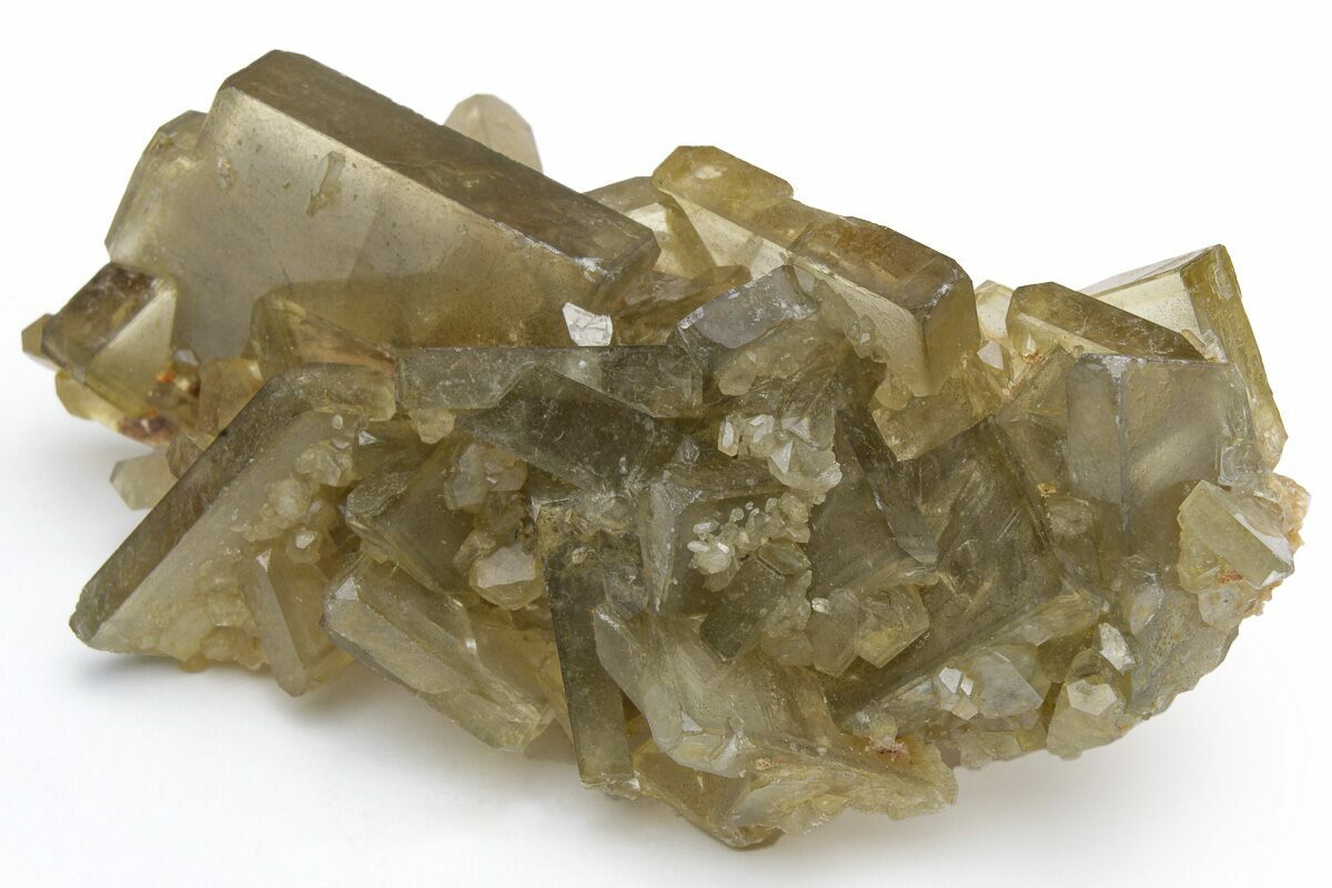 2.05" Yellow-Brown Tabular Barite Crystals with Phantoms - Peru ...