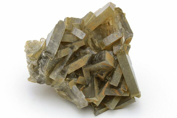 1.25" Yellow-Brown Tabular Barite Crystals with Phantoms - Peru ...