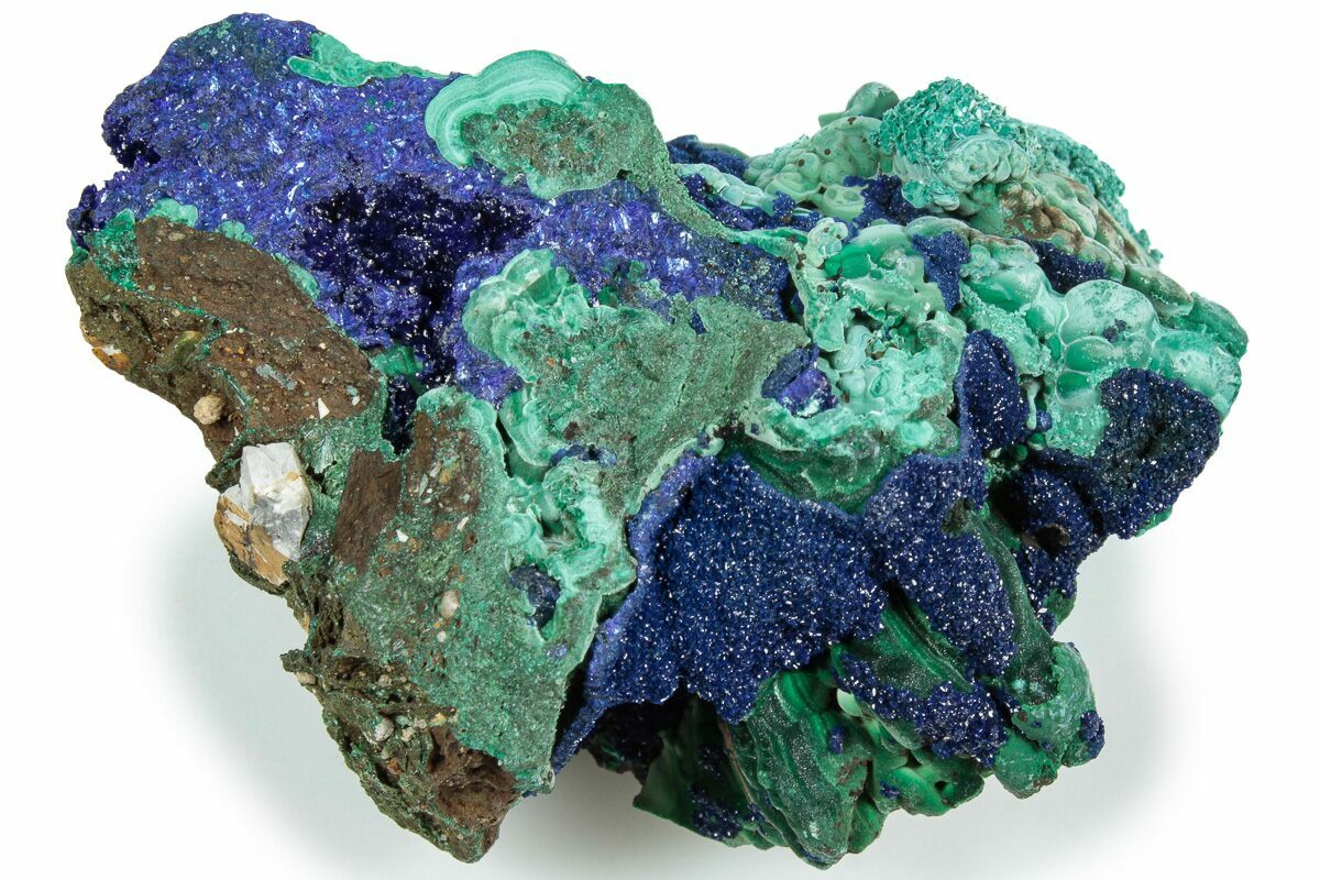 1.7" Sparkling Azurite and Malachite Crystal Association - China ...
