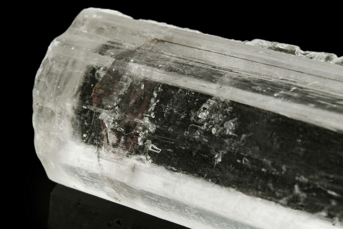 4.4" Water-Clear, Selenite Crystal with Hematite Phantoms - China ...