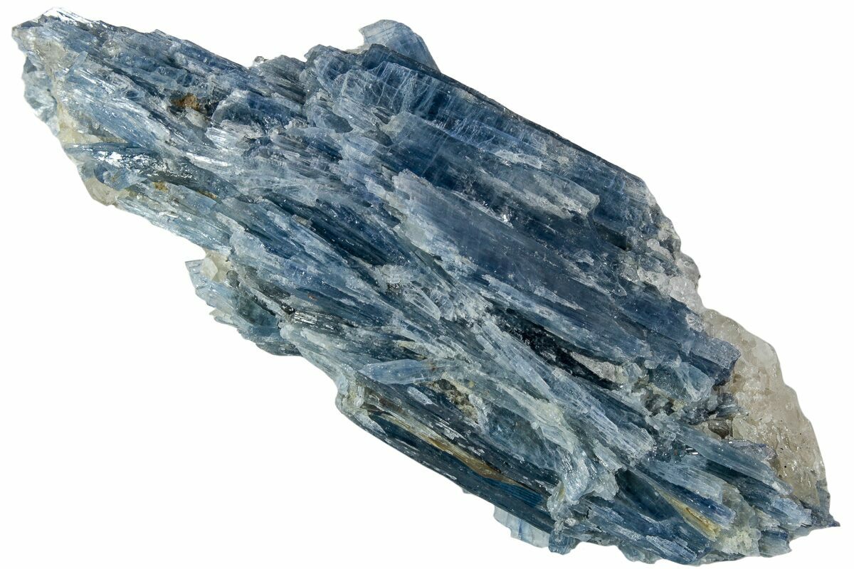 3.2" Vibrant Blue Kyanite Crystals In Quartz - Brazil (#229785) For ...