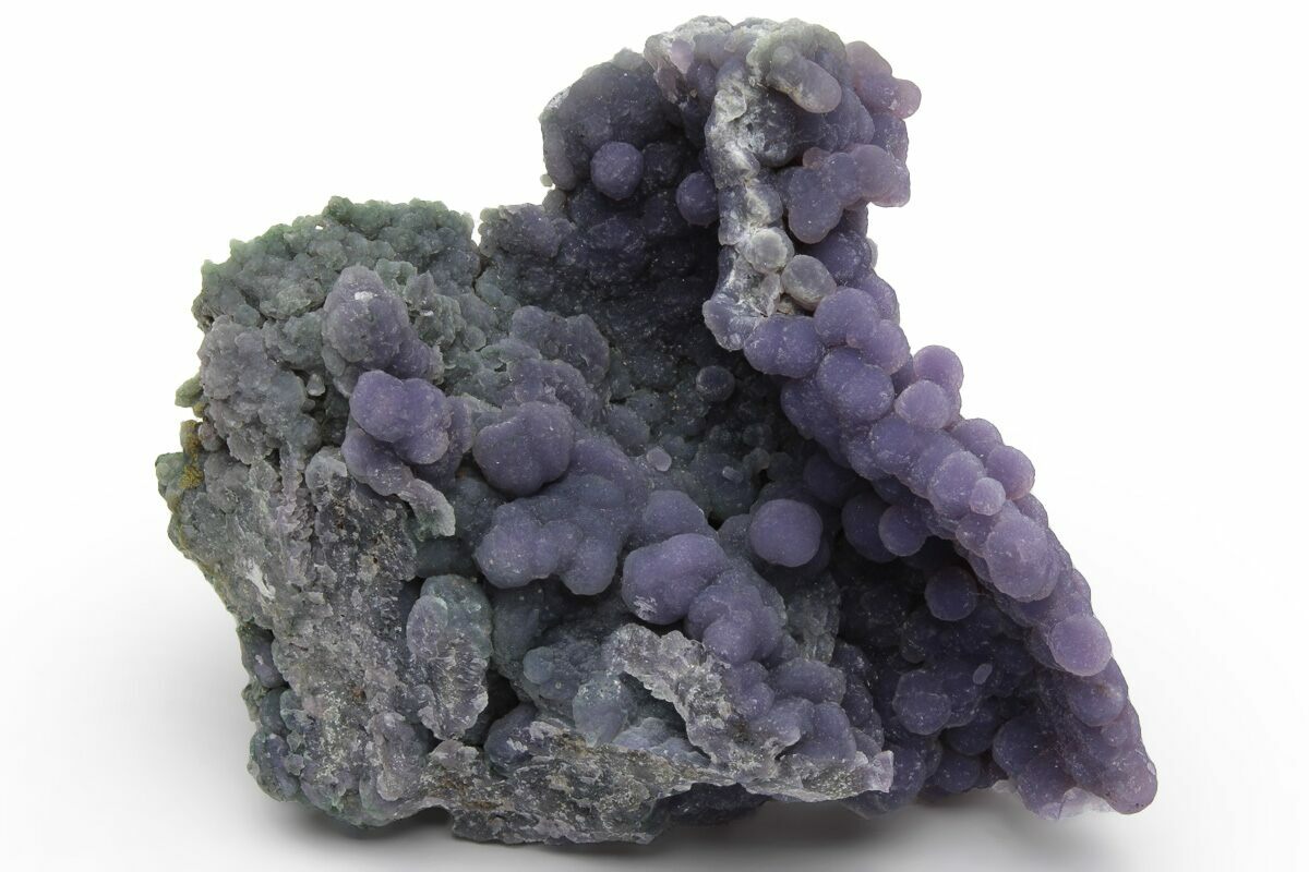 3.1" Purple and Green, Sparkly, Botryoidal Grape Agate - Indonesia ...