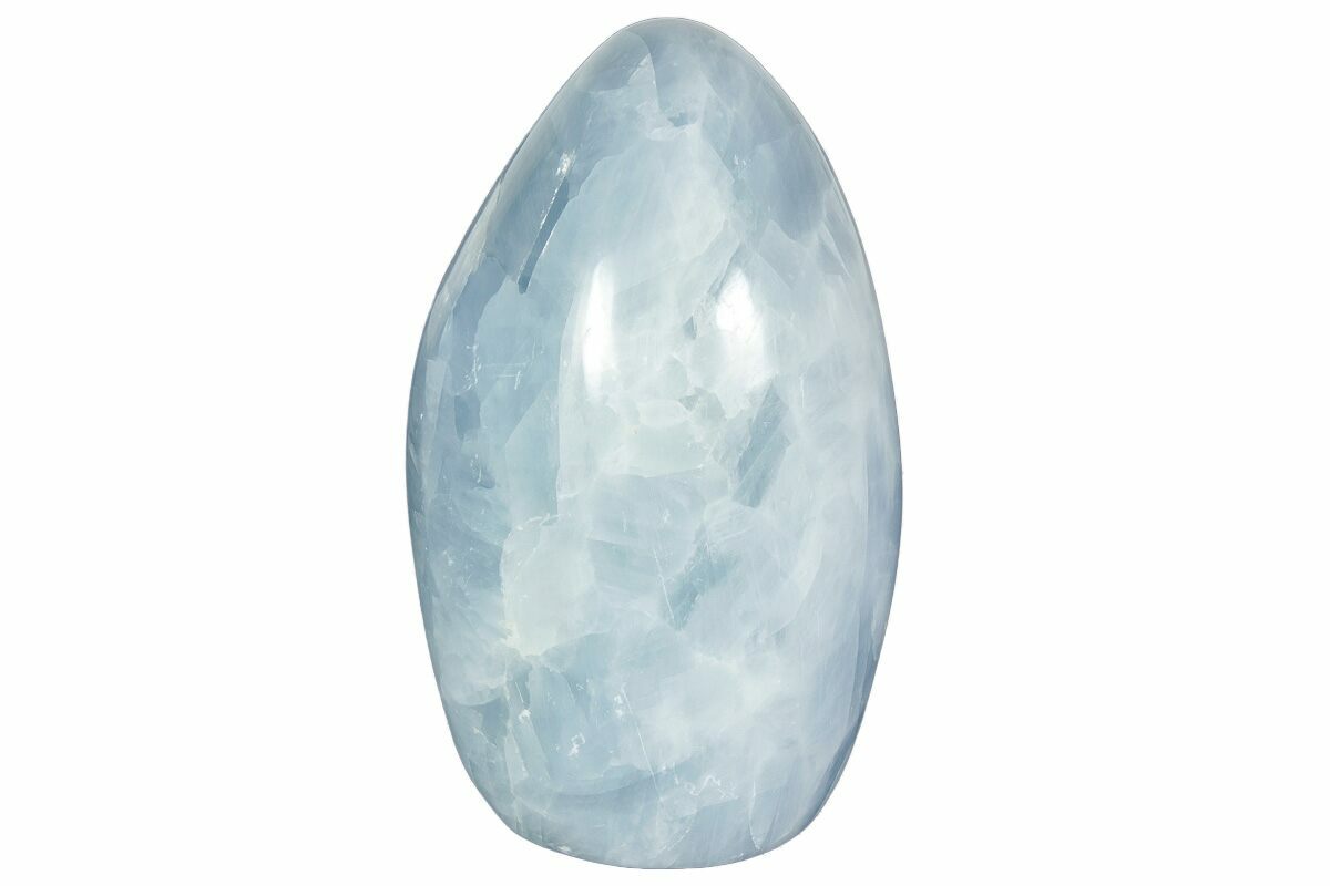 4.7" Polished, Free-Standing Blue Calcite - Madagascar (#230182) For ...
