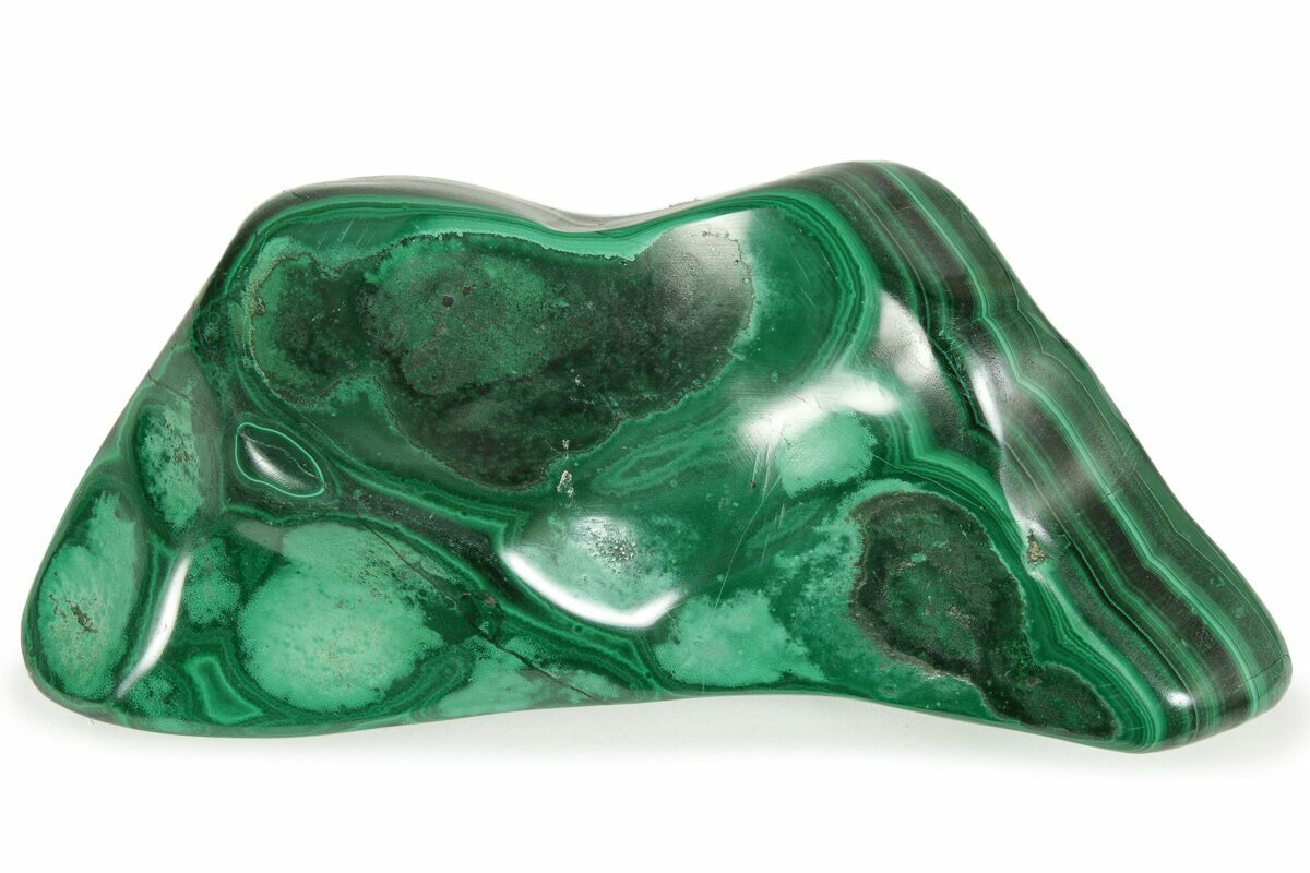 4.8" Vibrant, Polished Malachite Specimen - Congo (#233309) For Sale ...