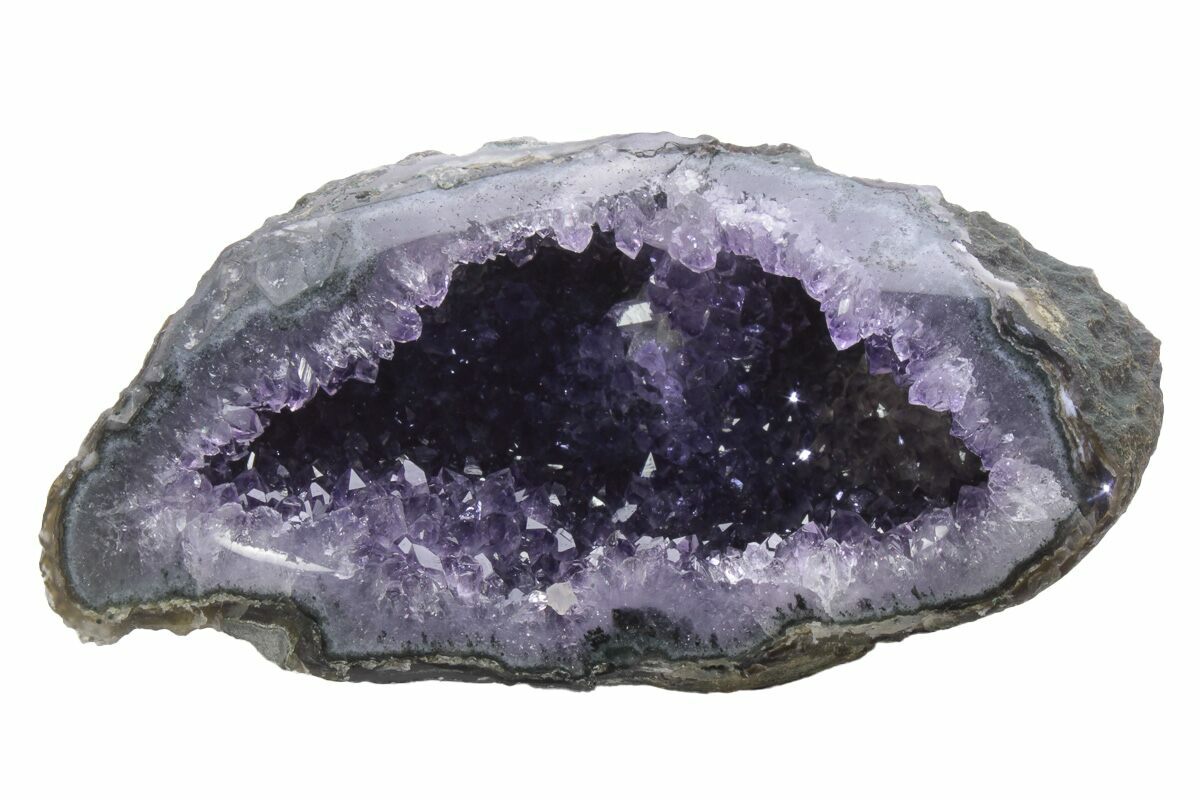 5" Purple Amethyst Geode with Polished Face - Uruguay (#233611) For ...