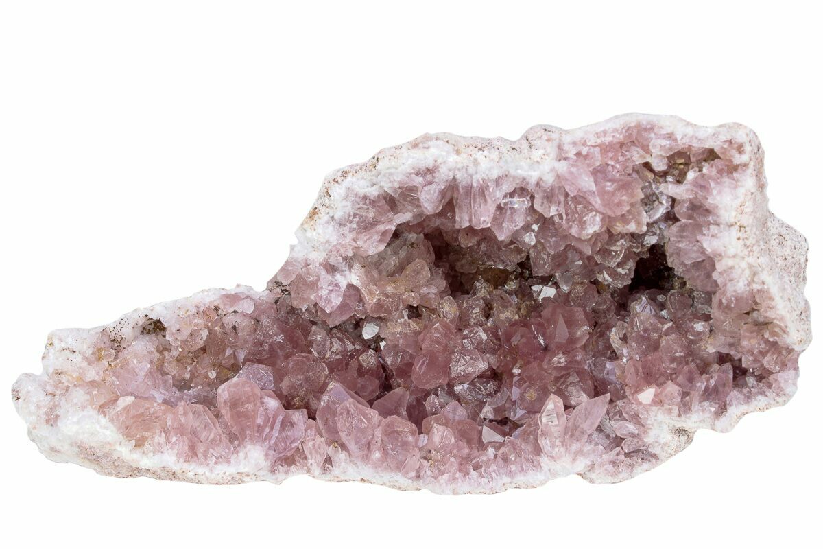 4.1" Sparkly, Pink Amethyst Geode Half - Argentina (#235150) For Sale ...