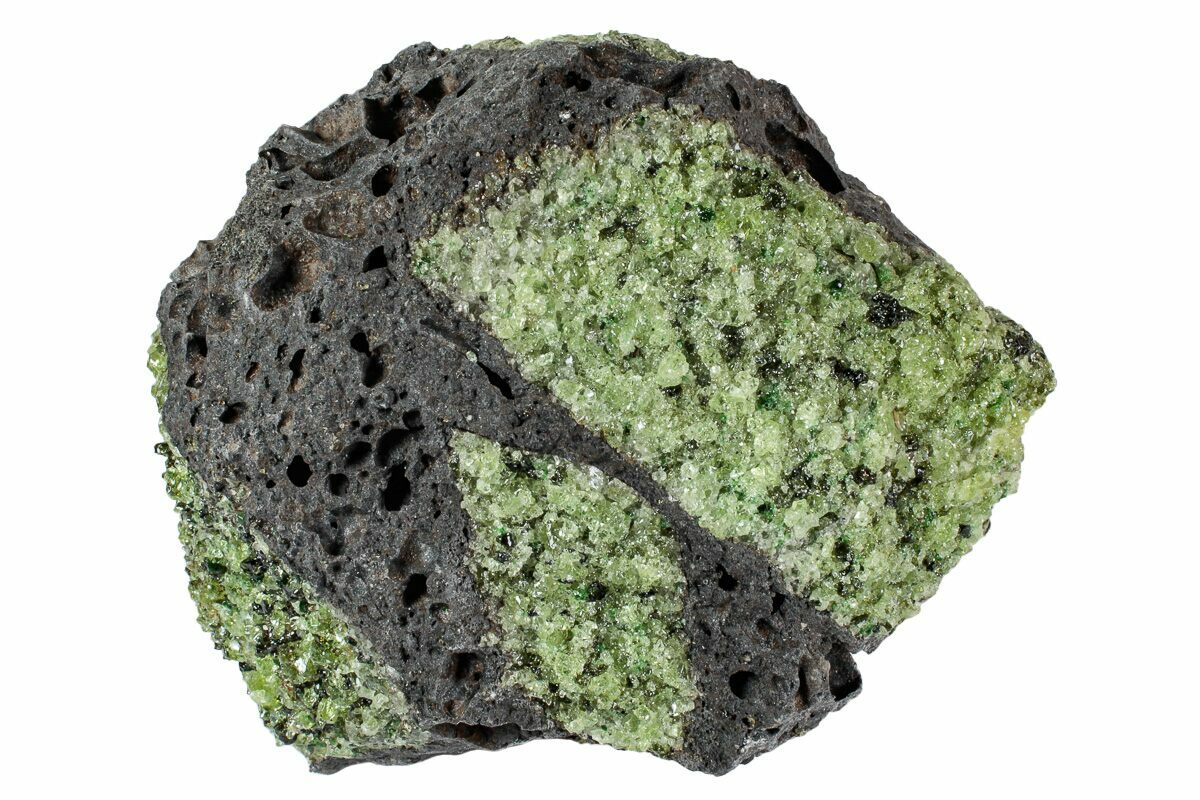 4.4" Peridot in Basalt - Arizona (#239472) For Sale - FossilEra.com
