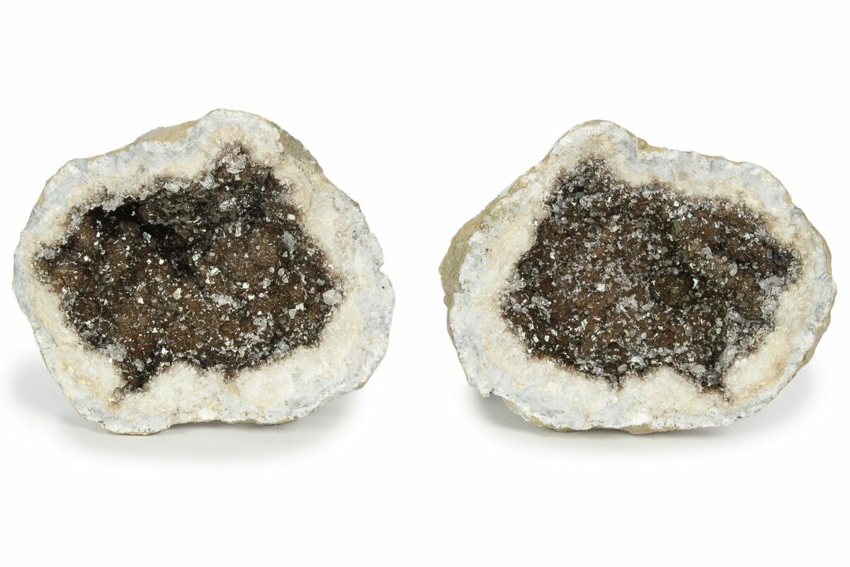 3.3" Keokuk Geode with Calcite Crystals - Missouri (#239040) For Sale ...