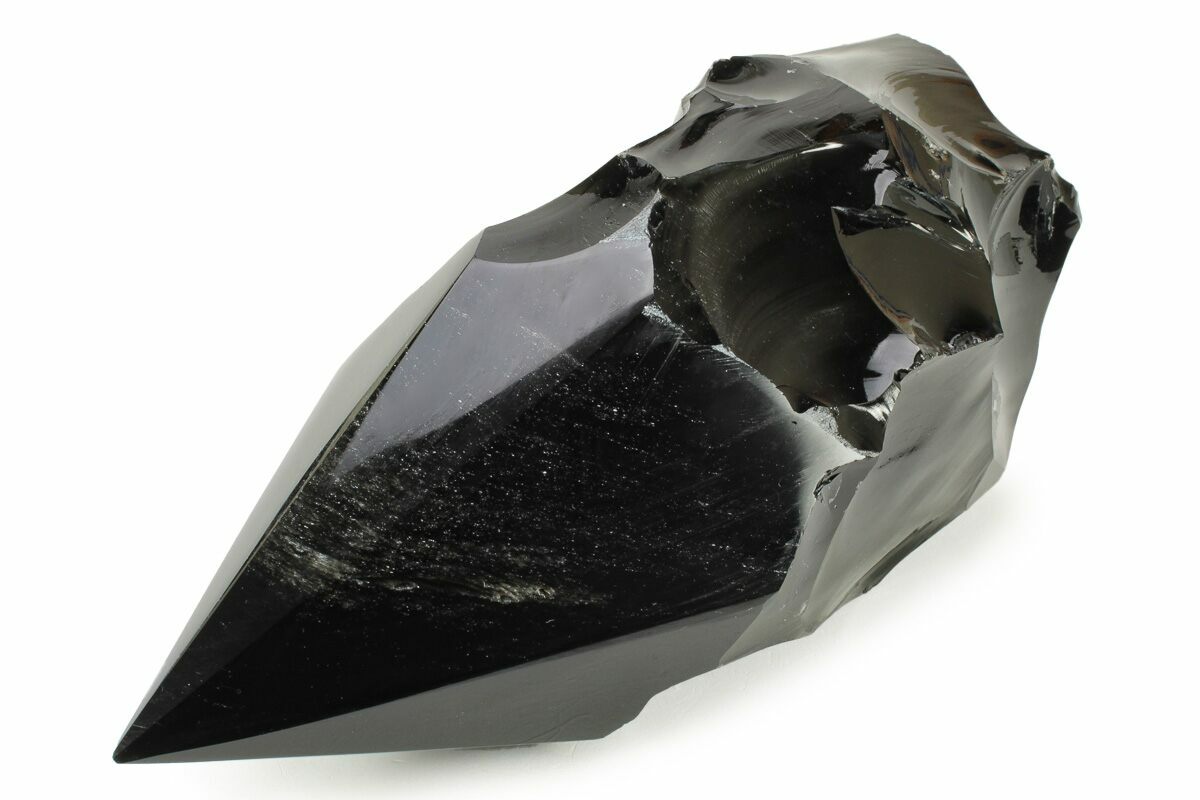 7.6" Free-Standing Polished Obsidian Point - Mexico (#242440) For Sale ...