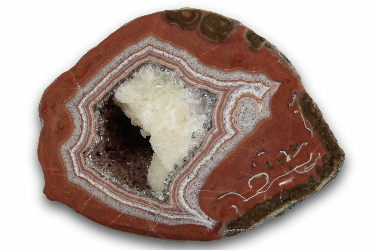 2" Polished Banded Agate Nodule - Kuhn Quarry, Germany (#243644) For ...